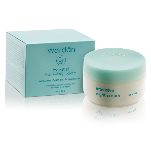 Review: Wardah Essential Intensive Night Cream | Here, my favourite ...