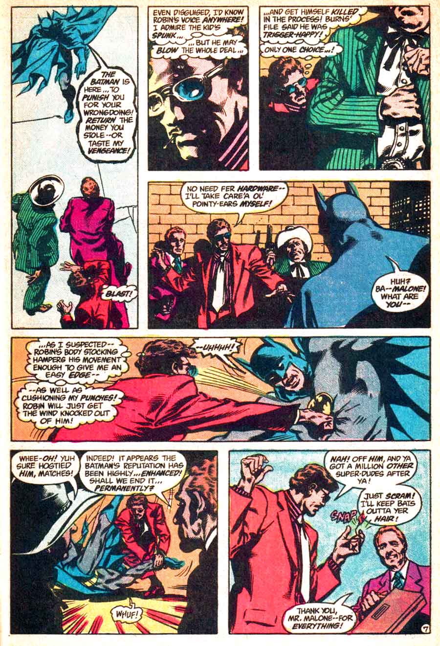 Batman #353 - Don Newton art - Pencil Ink