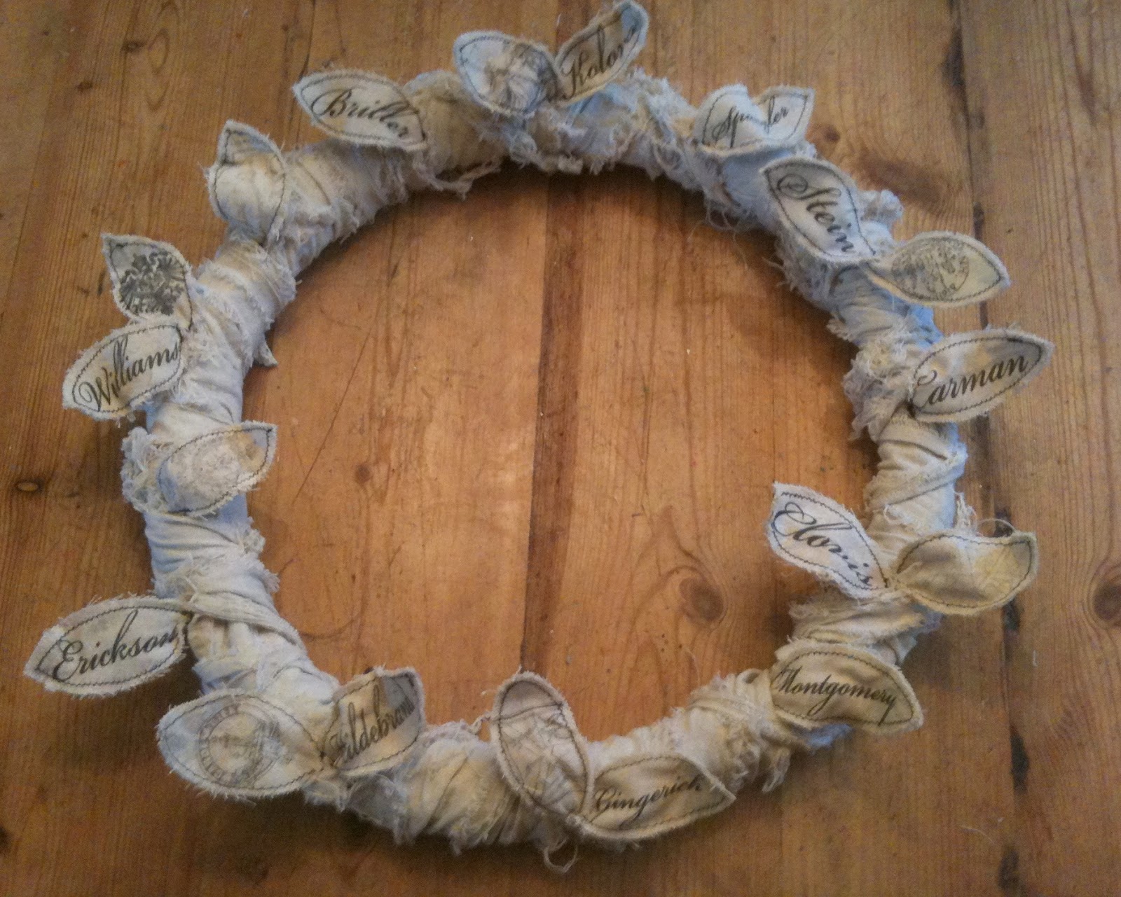 Family Tree Wreath Tutorial & Free Printable Vintage Photo Frames | DIY ...