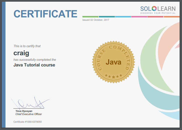 Blog del Estudiante Informatico: Mis primeros pasos por SoloLearn