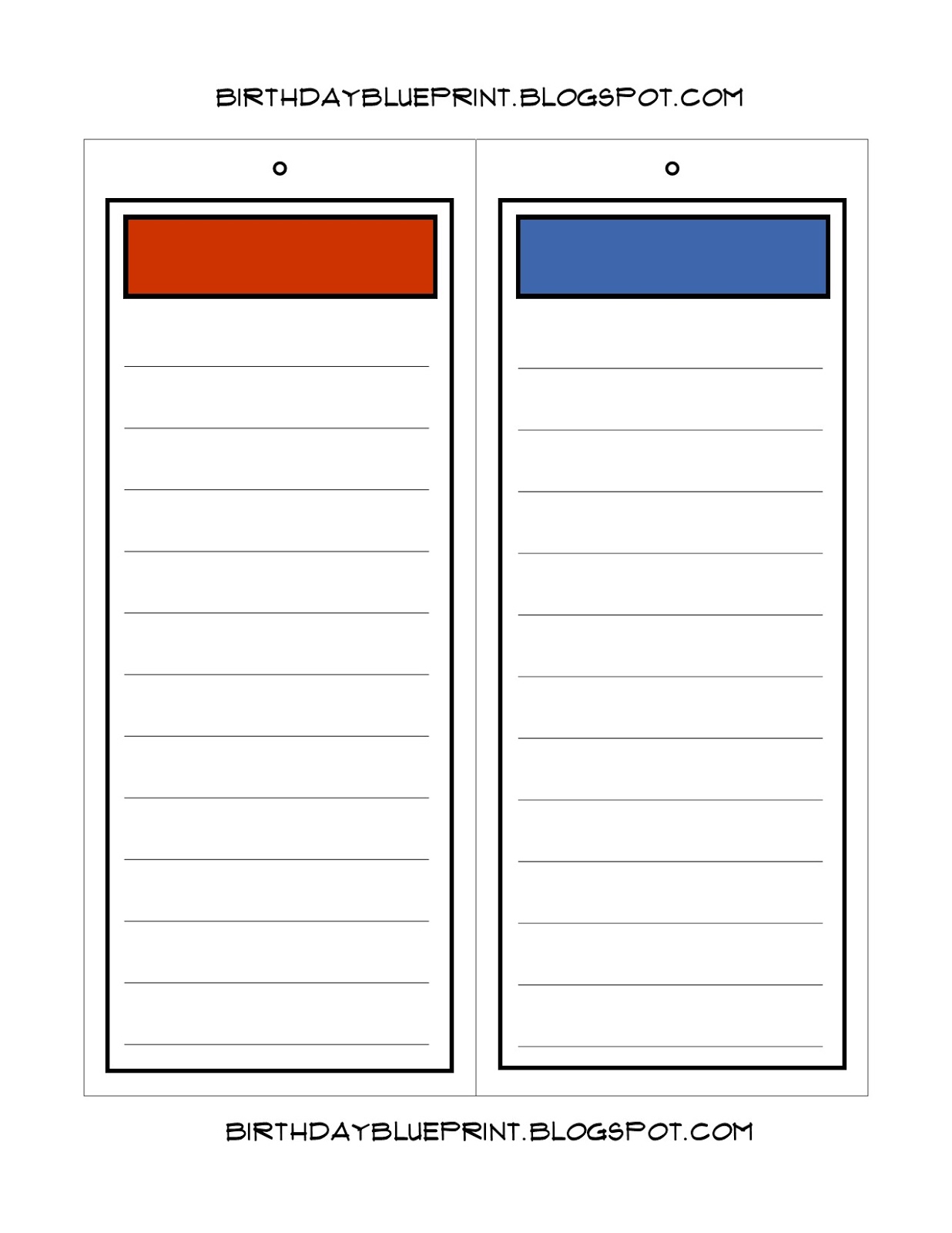 Birthday Blueprint: Board Game Party