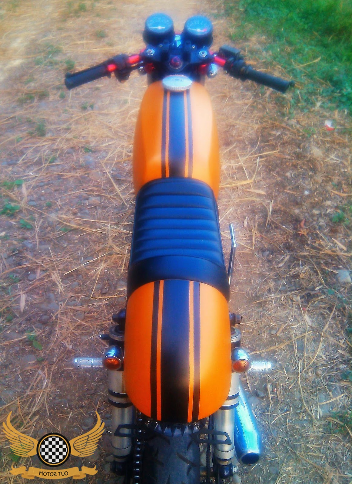 Honda Win 100 Cafe Racer - Meski "Cilik" Tetap Klasik | Motor Tuo