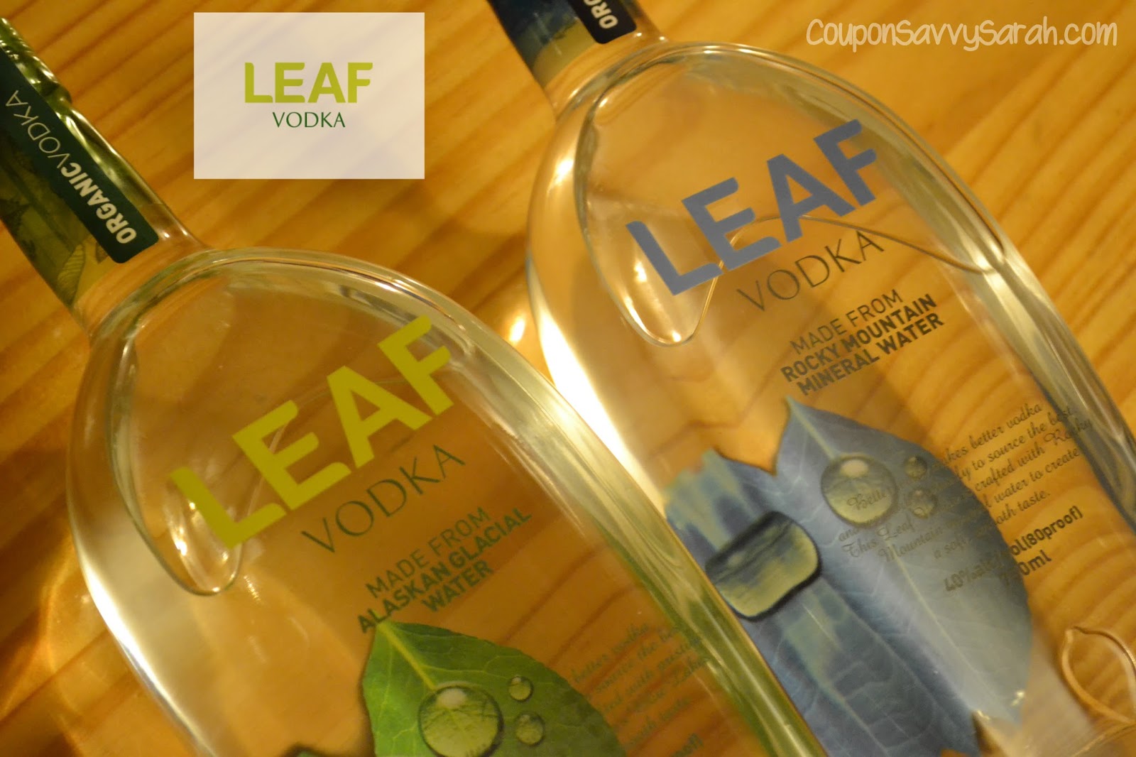 Coupon Savvy Sarah: LEAF Vodka: Made from the Best Natural Water ...
