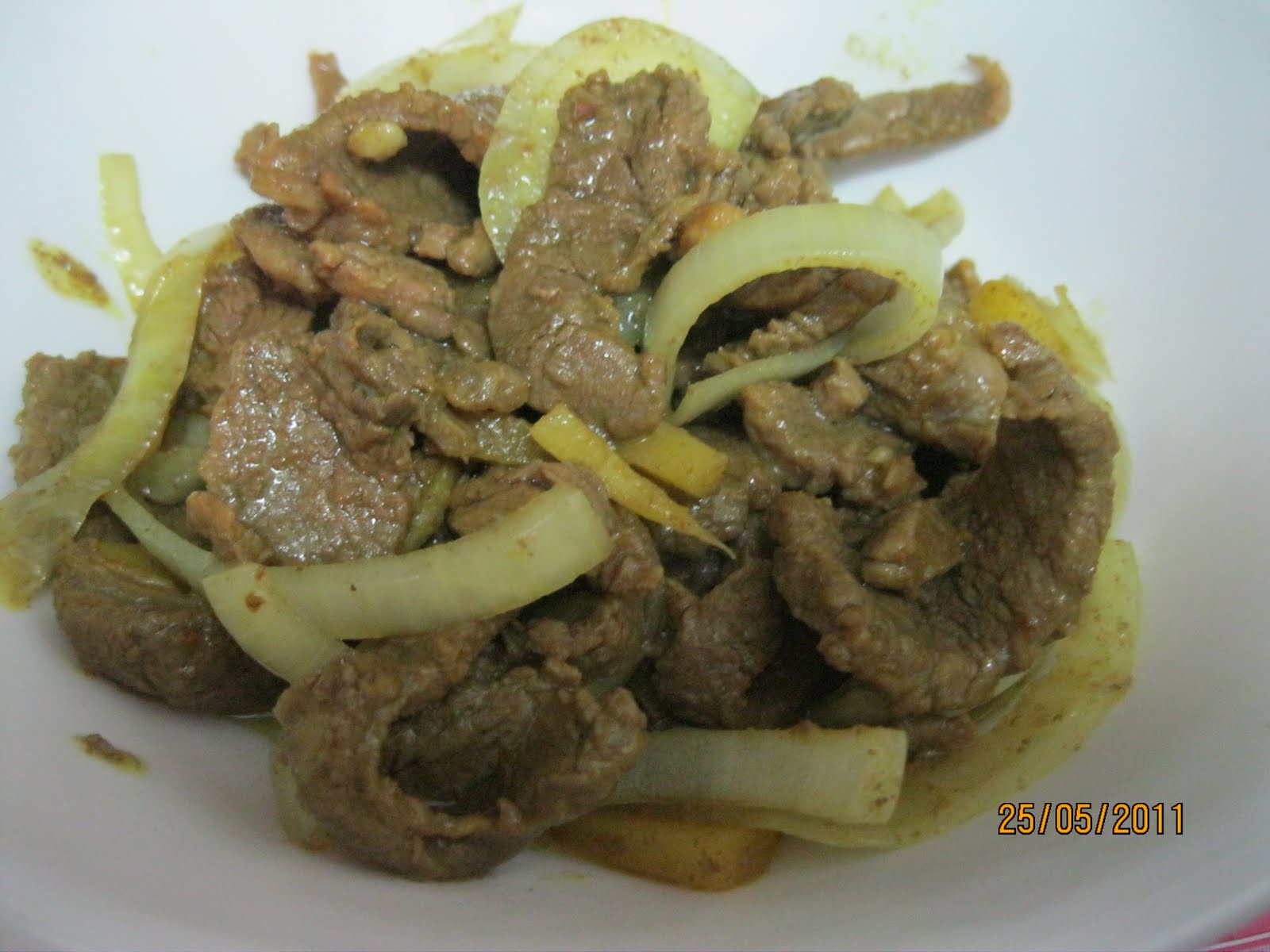 Dari Dapur Maklong: Daging Goreng Halia