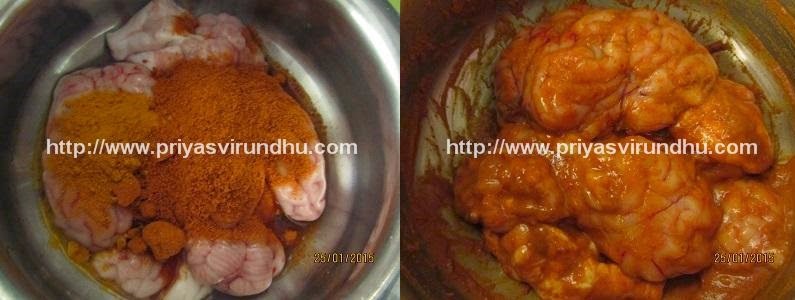 Priya's Virundhu: Goat Brain Fry Recipe(Masala)/Aatu Moolai Varuval ...