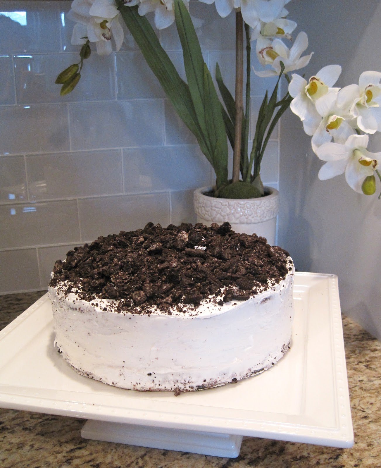 At Home When Im With You: Box Cake Mix with an Oreo Kick