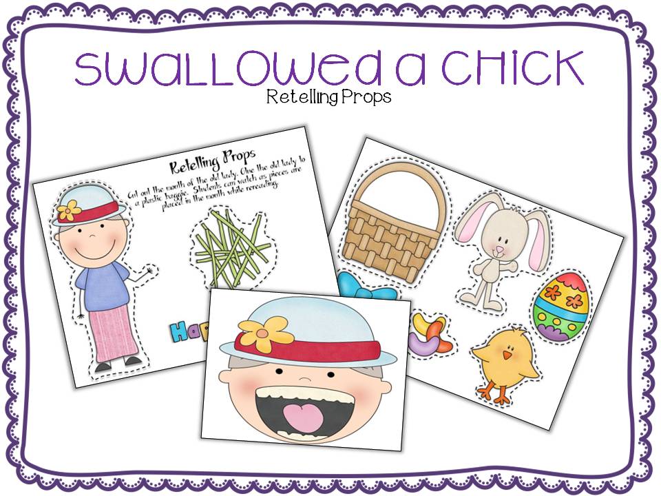 Primary Graffiti: There Was An Old Lady Who Swallowed a Chick {Sub Tub}