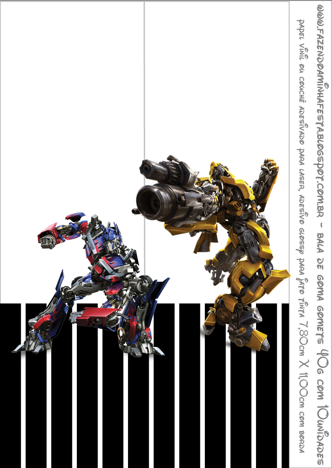 Transformers: Free Printable Candy Bar Labels. - Oh My Fiesta! for Geeks