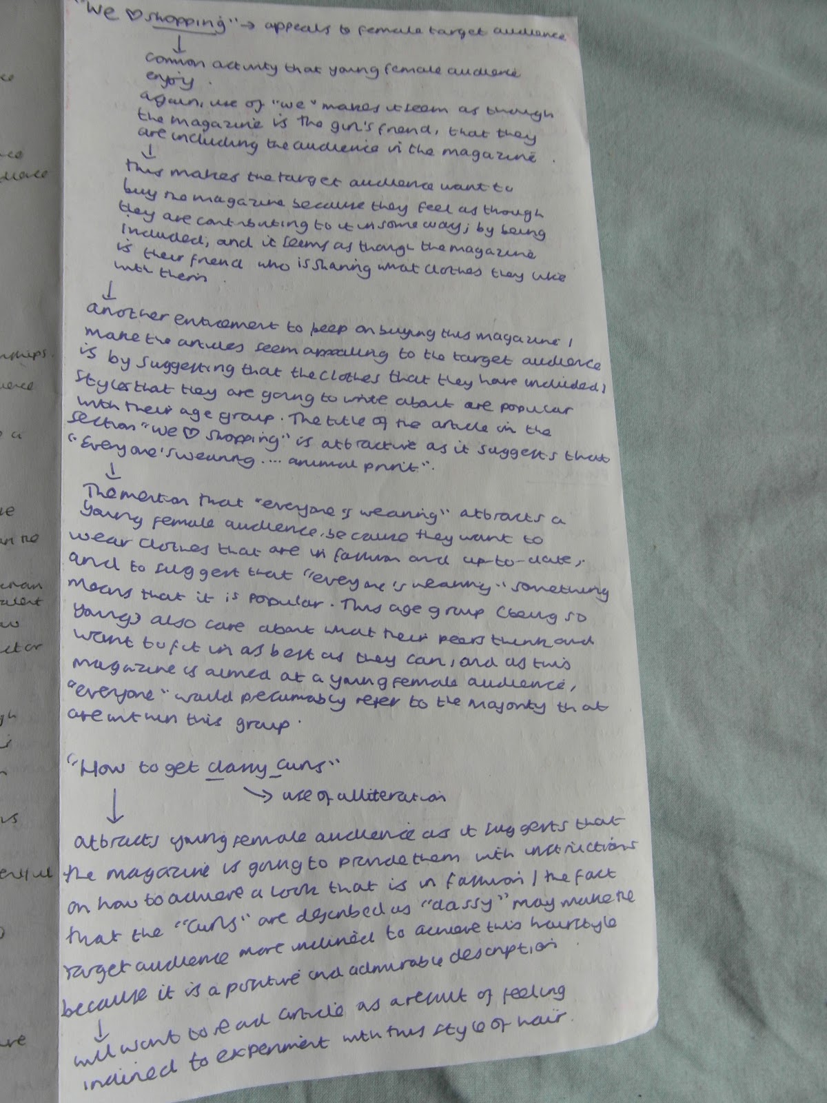 Claire's AS Media Studies: Pop Music Magazine Analysis- 'Top of the ...