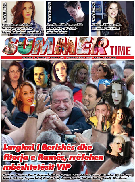 Faqosje-Gazeta-Revista: Sumer Time-Koha Jone_Albert Vataj-Arkiva