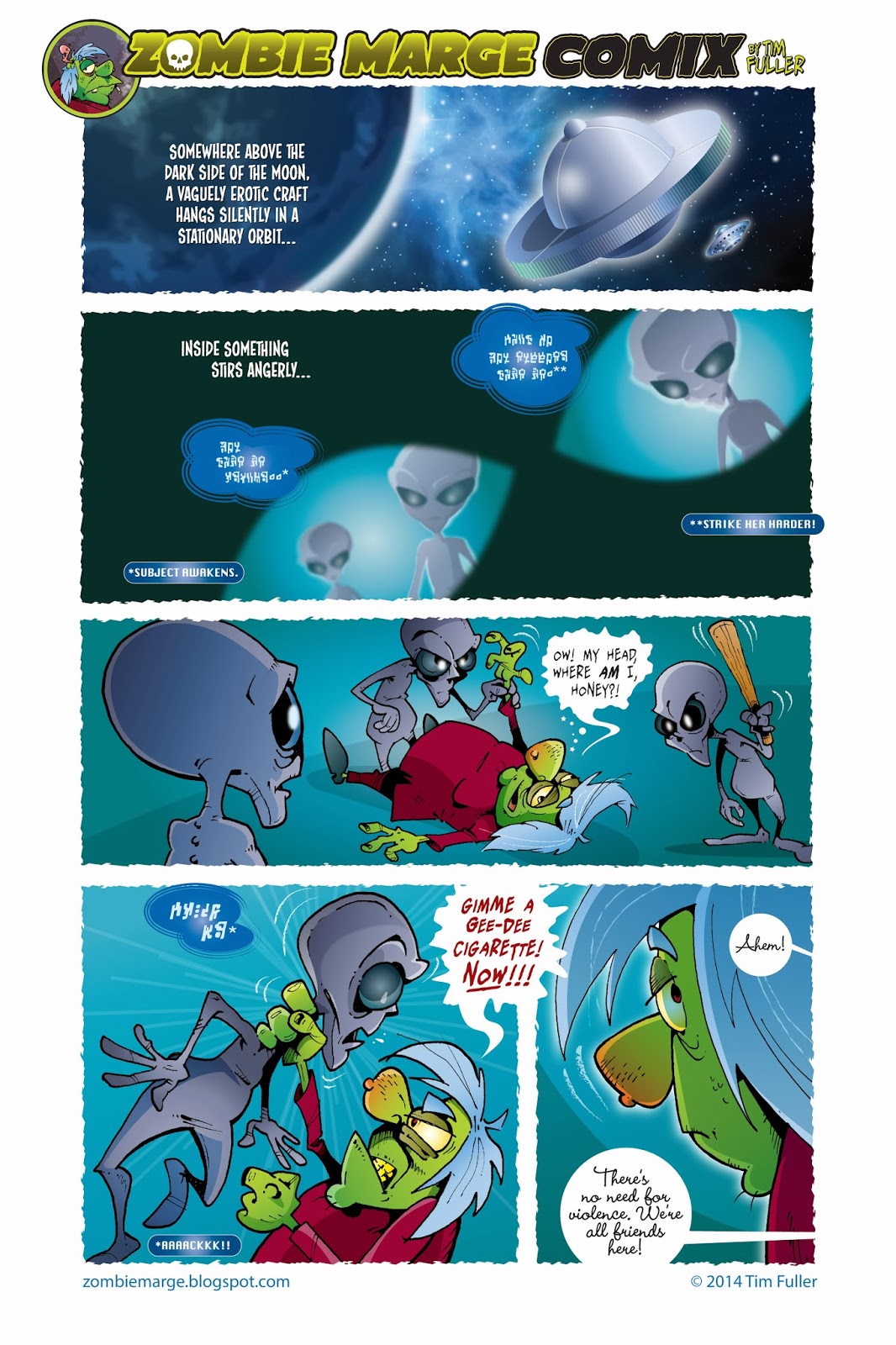 The Zombie Marge Comix Blog: January 2014