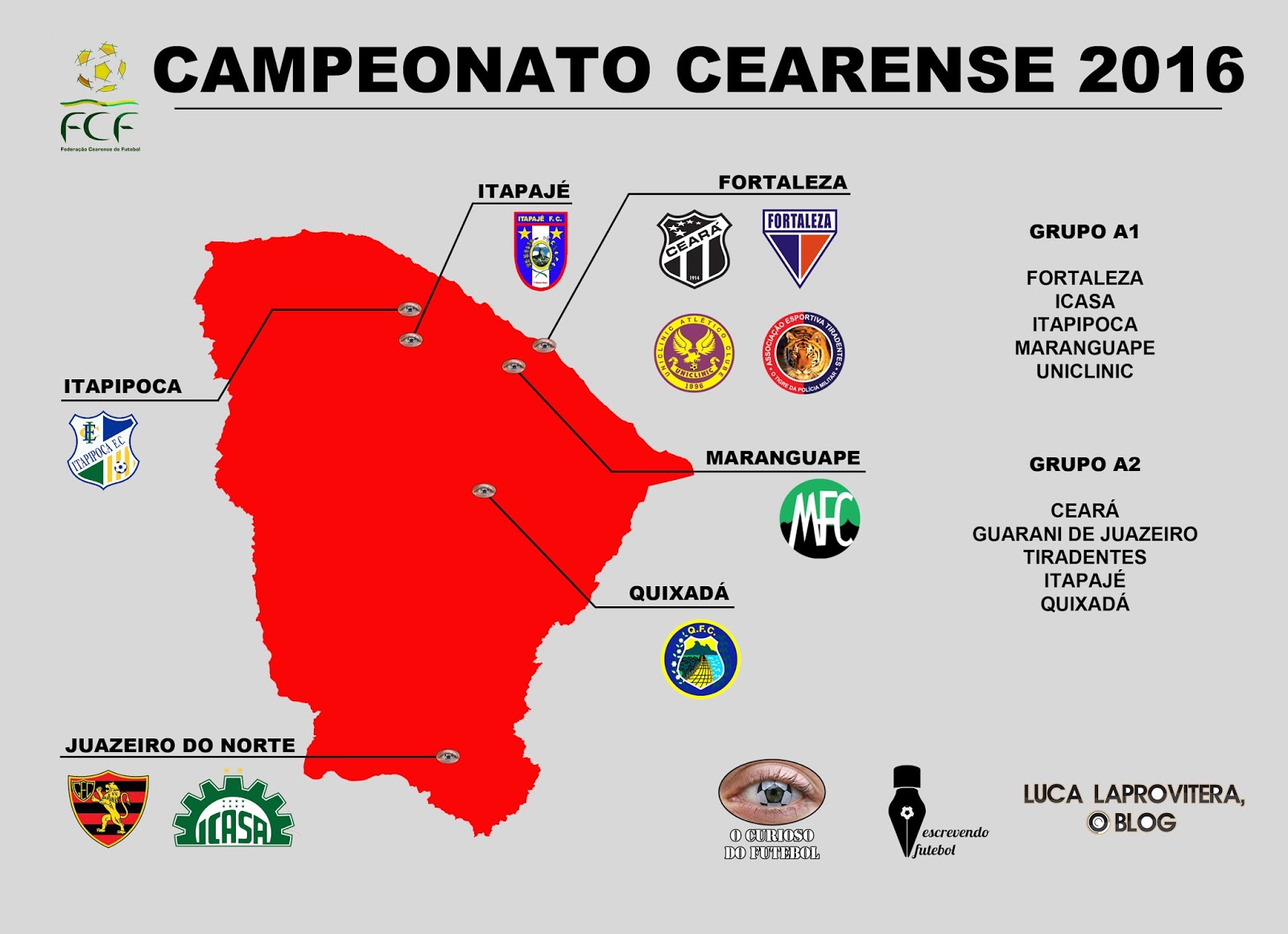 Campeonato Cearense começa neste sábado ~ O Curioso do Futebol
