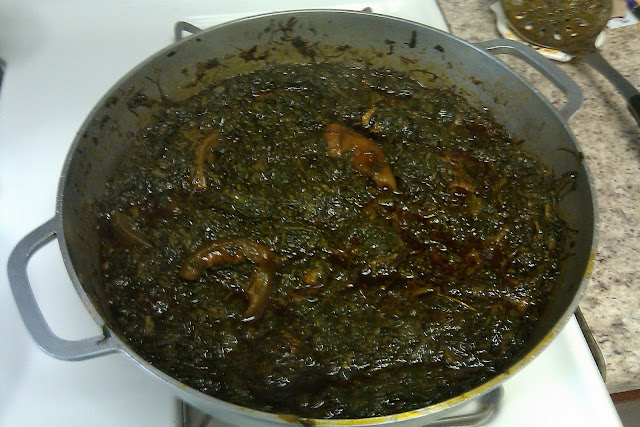 Sasi's Almost African Kitchen: *** Eru and Fufu *** A Delight!!!