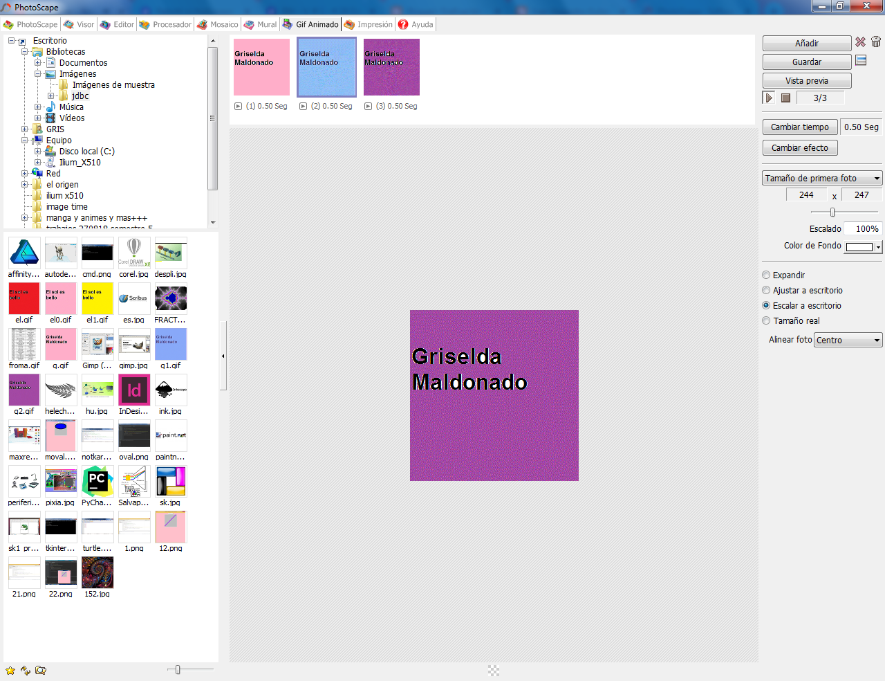 Graficación : Unidad 2: Gif - PhotoScape