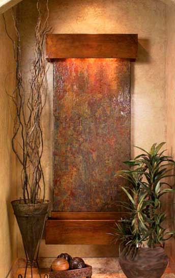 Exterior and Interior Design: Indoor Fountains - Add Charismatic Effect ...