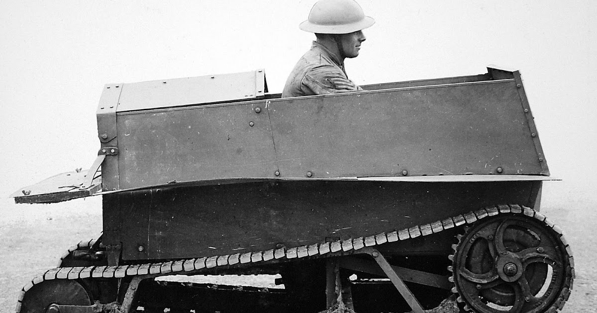 Interwar Tank Development: Carden Loyd one man tank, 1926