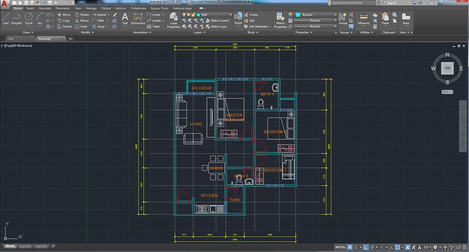 Mohd Sazli Cikgu Autocad: 9 Langkah untuk membuat Pelan Lantai rumah ...