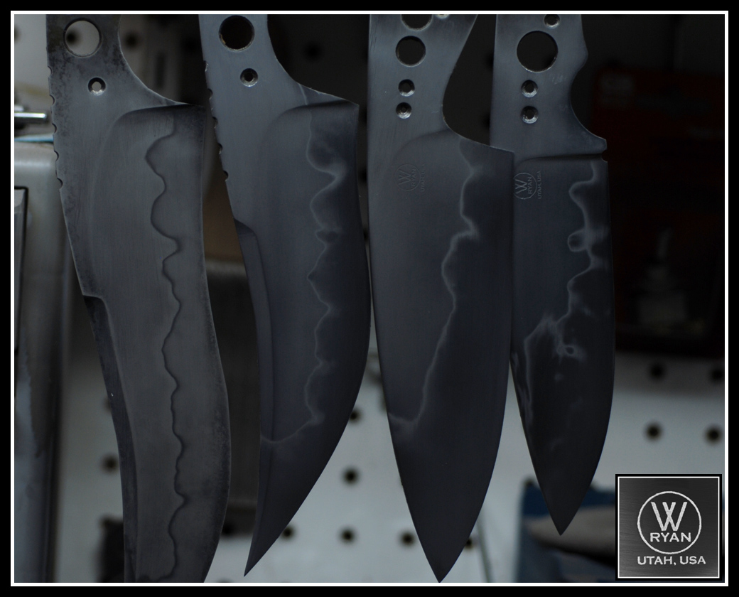 Ryan W. Knives: Low Grit Hamon