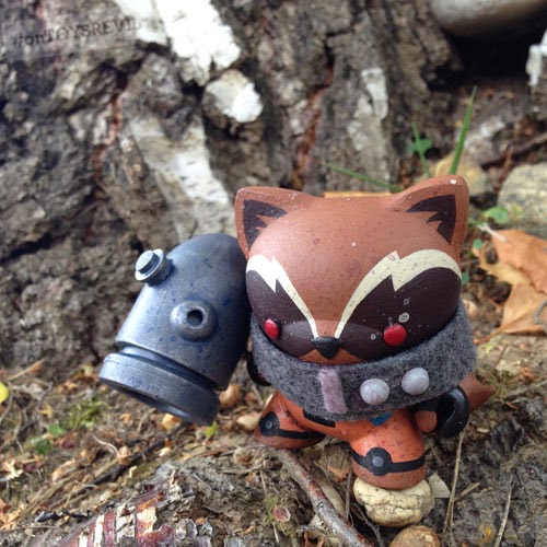 About Mike Die's "Rocket Raccoon" Custom Art Toy