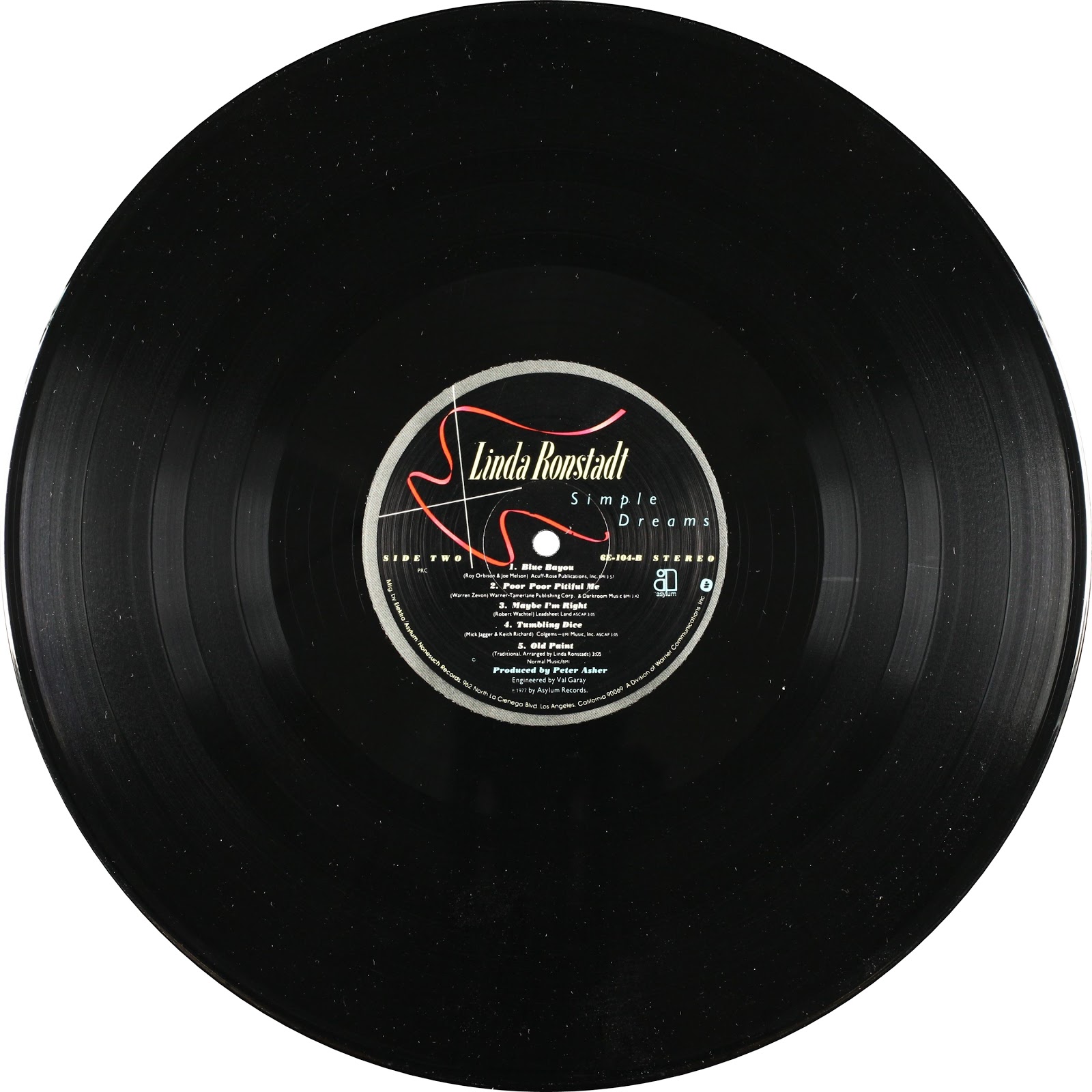 1977 Simple Dreams - Linda Ronstadt - Rockronología