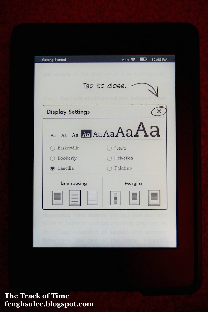 Amazon Kindle Paperwhite 3 | The Track of Time
