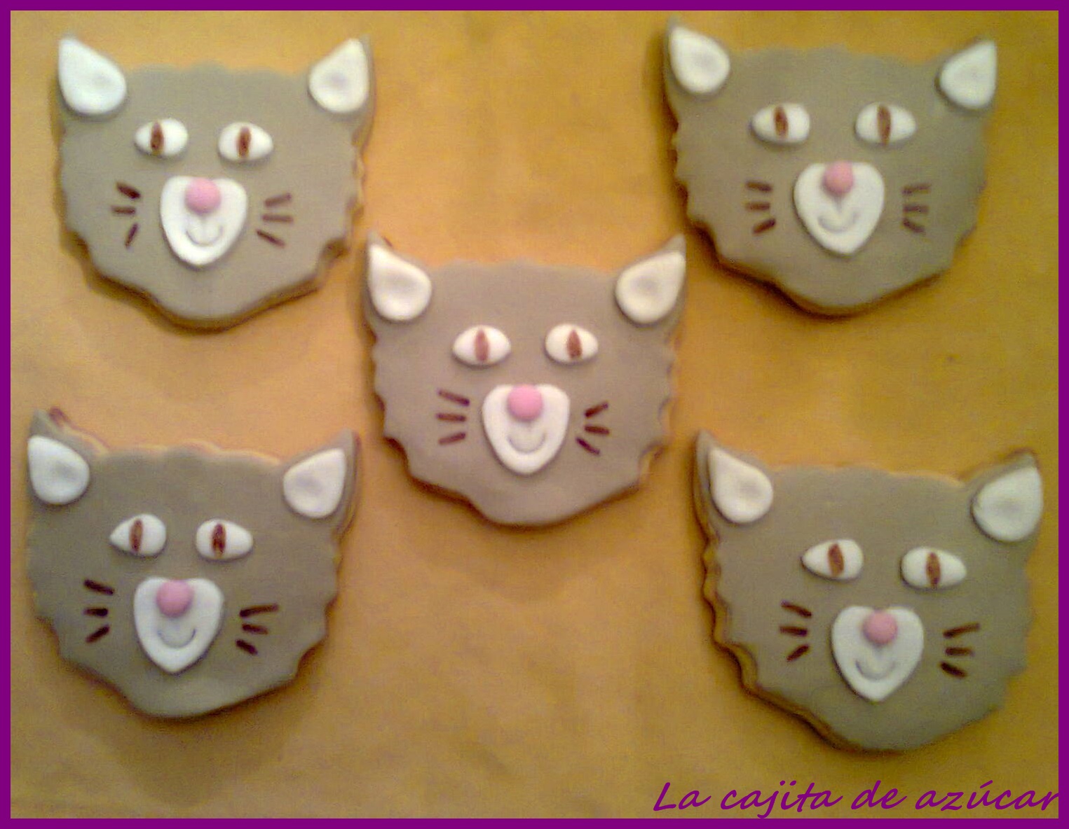 La cajita de azúcar: Galletas animalitos