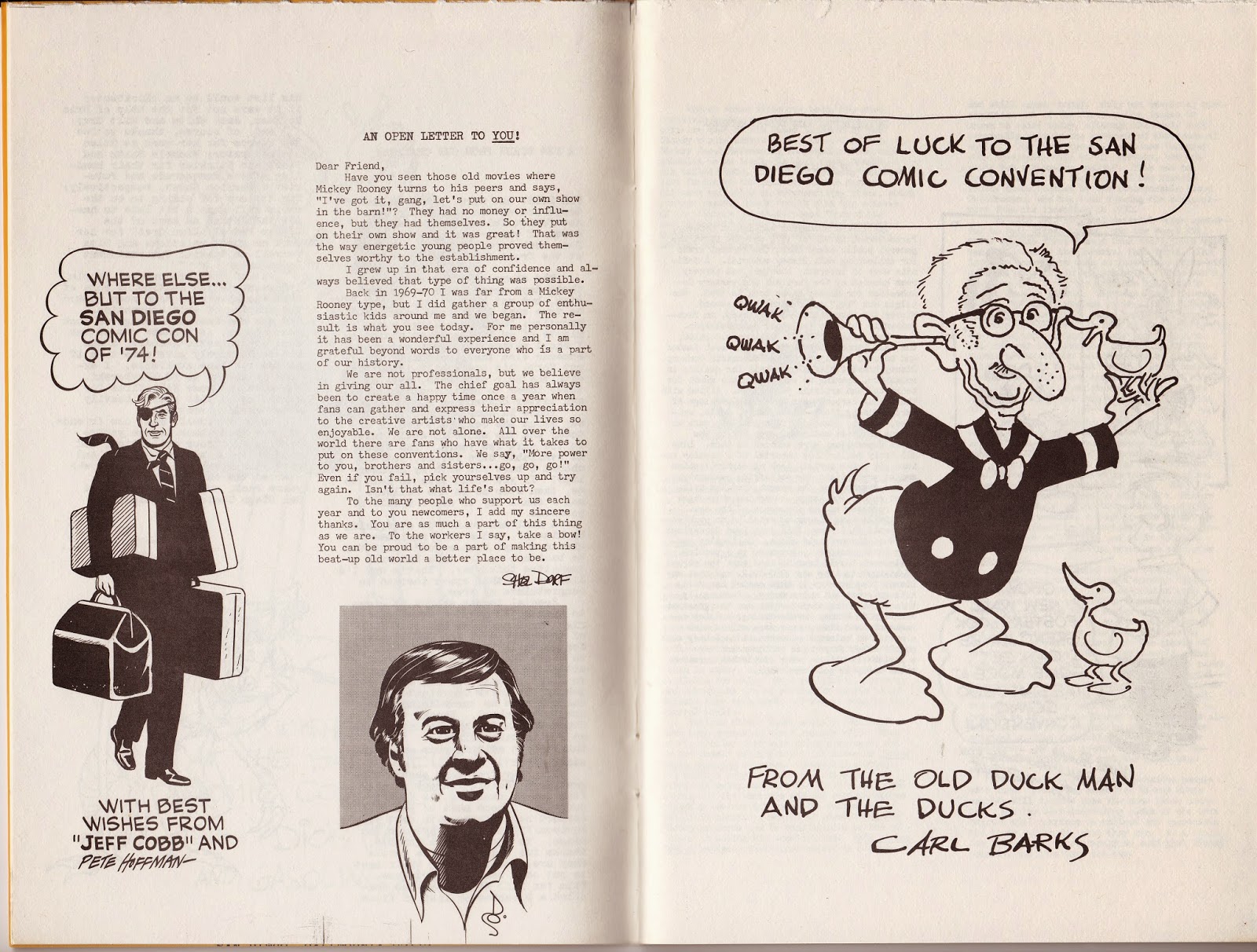 Matt Tauber: COMIC CON 1974 - CANIFF IN SAN DIEGO
