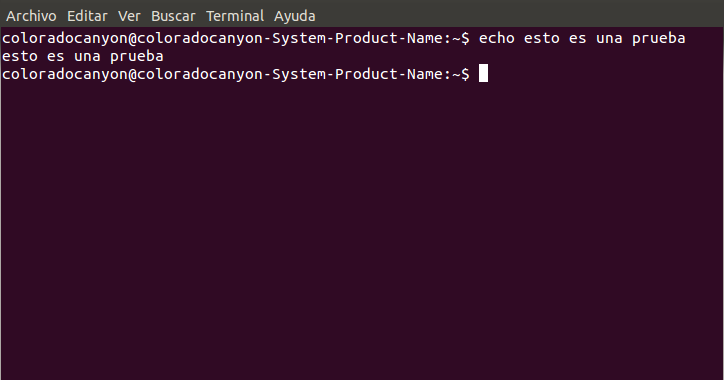 Iniciación a Linux - Comando echo | Aplicaciones de Libre Uso