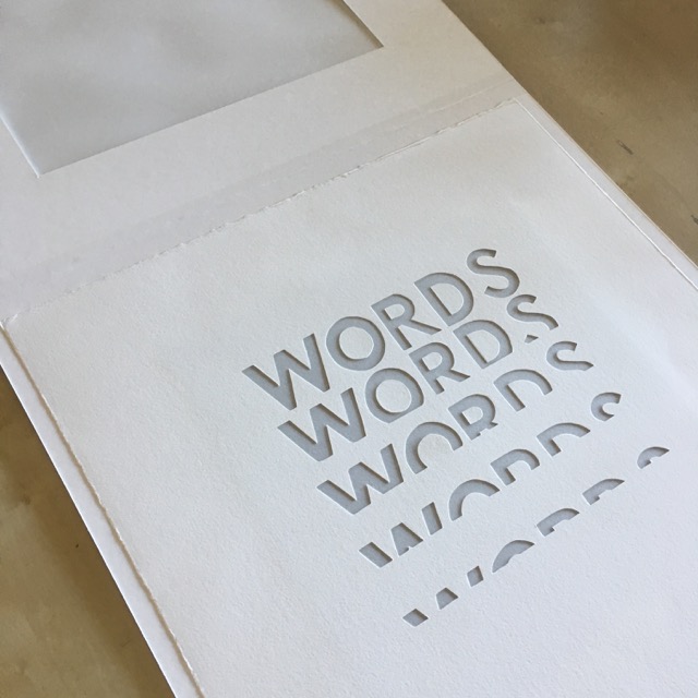Paper Ponderings: Presenting Words