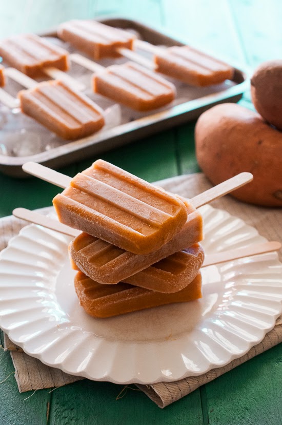 Sweet Potato Popsicles