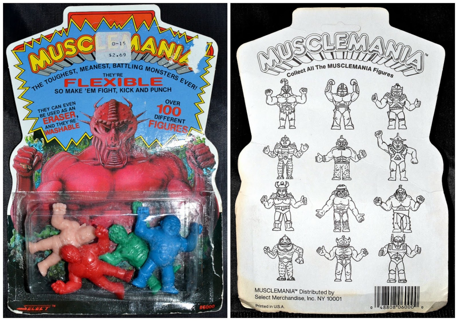 Little Weirdos: Mini figures and other monster toys: Musclemania: pre ...