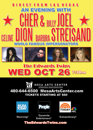 PHX Stages: ticket discount - THE WORLD FAMOUS EDWARDS TWINS - October 26th