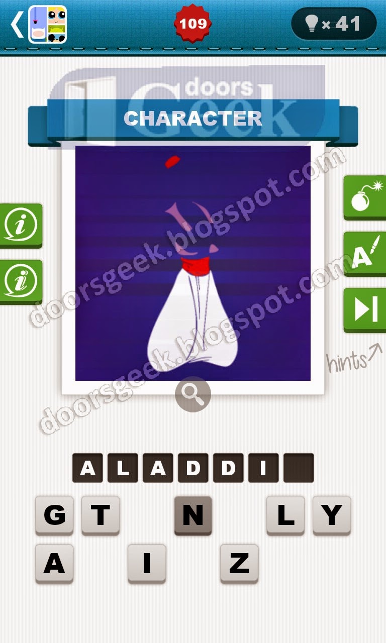 Cartoon Quiz Level 109 (bubble quiz games) ~ Doors Geek