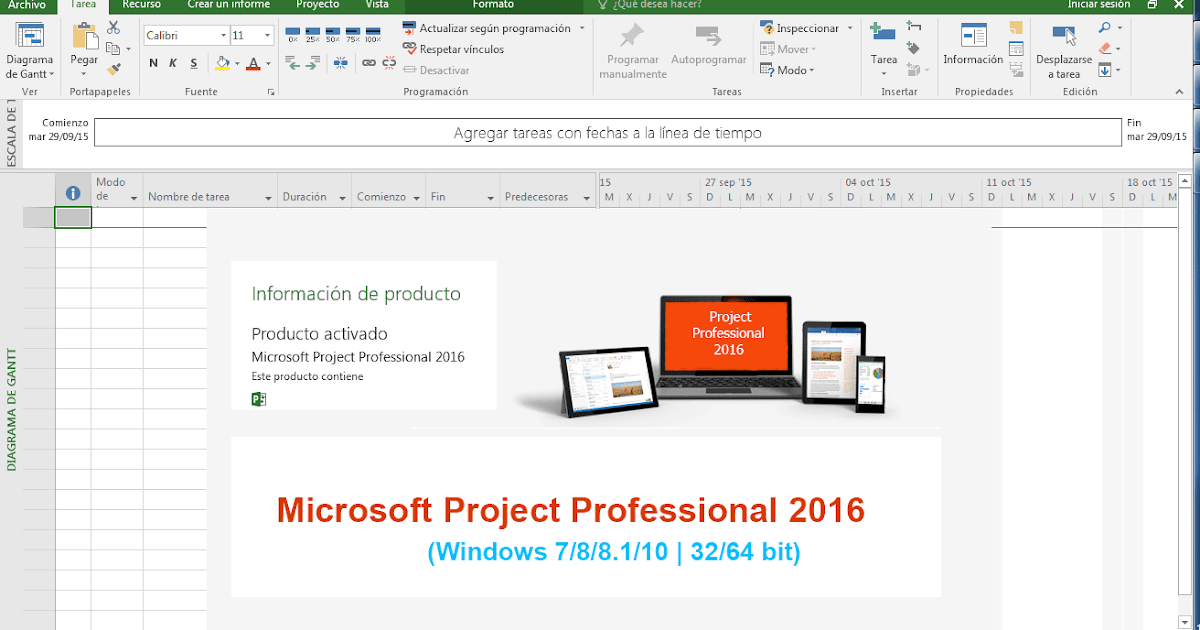 Microsoft Project Professional 2016 | 32/64 bit - Tài Liệu Xây Dựng