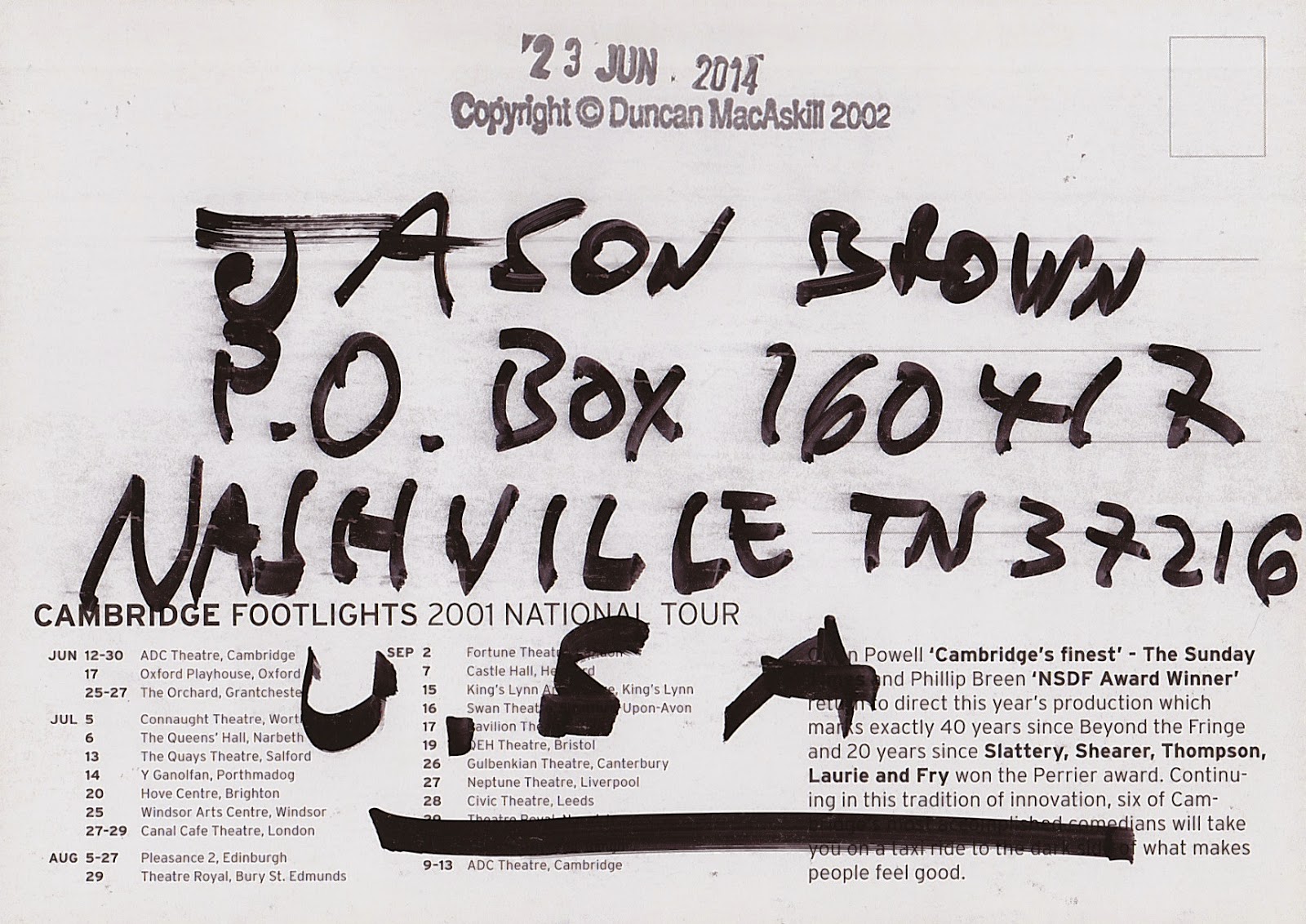 Reinvention : A Mail Art Project: PAGE 29 : Continuing Mail Art from ...