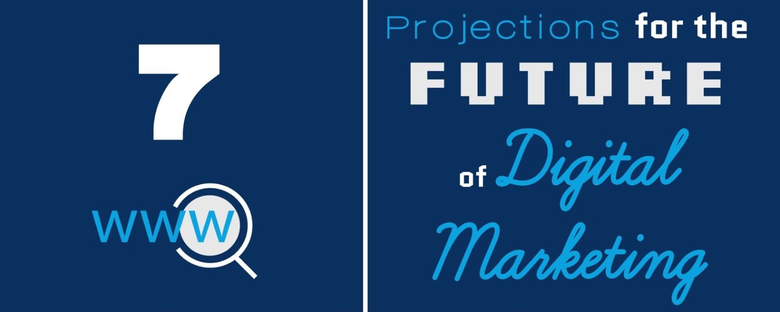 7 Projections for the Future of Digital Marketing - #Infographic