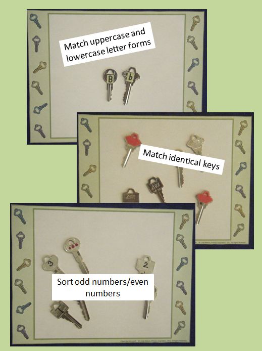 Primary Inspiration: Using Keys for Your Learning Centers