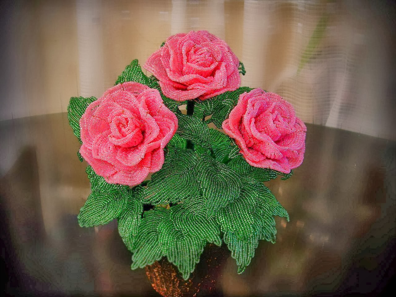 Art-n-Crafts: Beaded Flowers