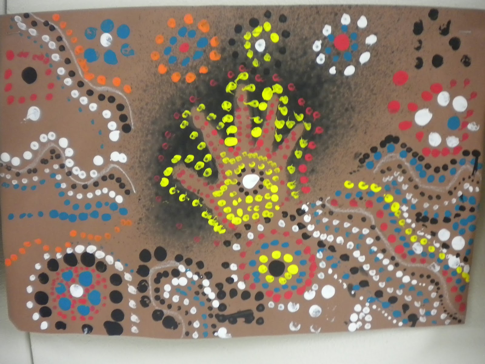 Mrs. Pierce's Polka Dot Spot: Aboriginal Hand/ Dot Paintings