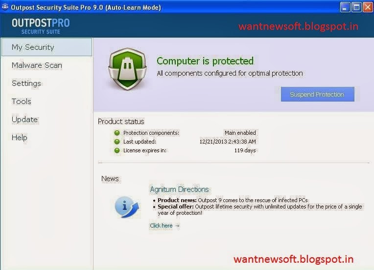 Outpost security suite pro 9.1 key 2017 : vitadi