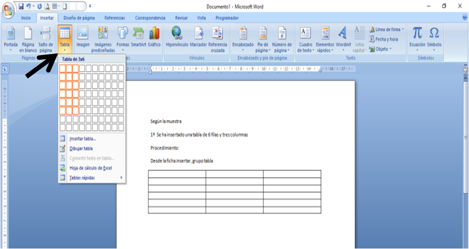 Como crear una tabla en Word | Cultura Digital