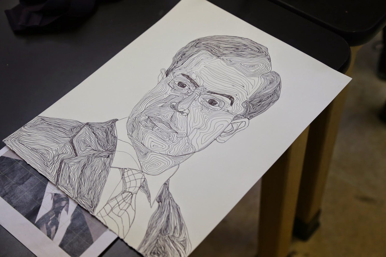 Grauer Art: Line drawing, Internship Art