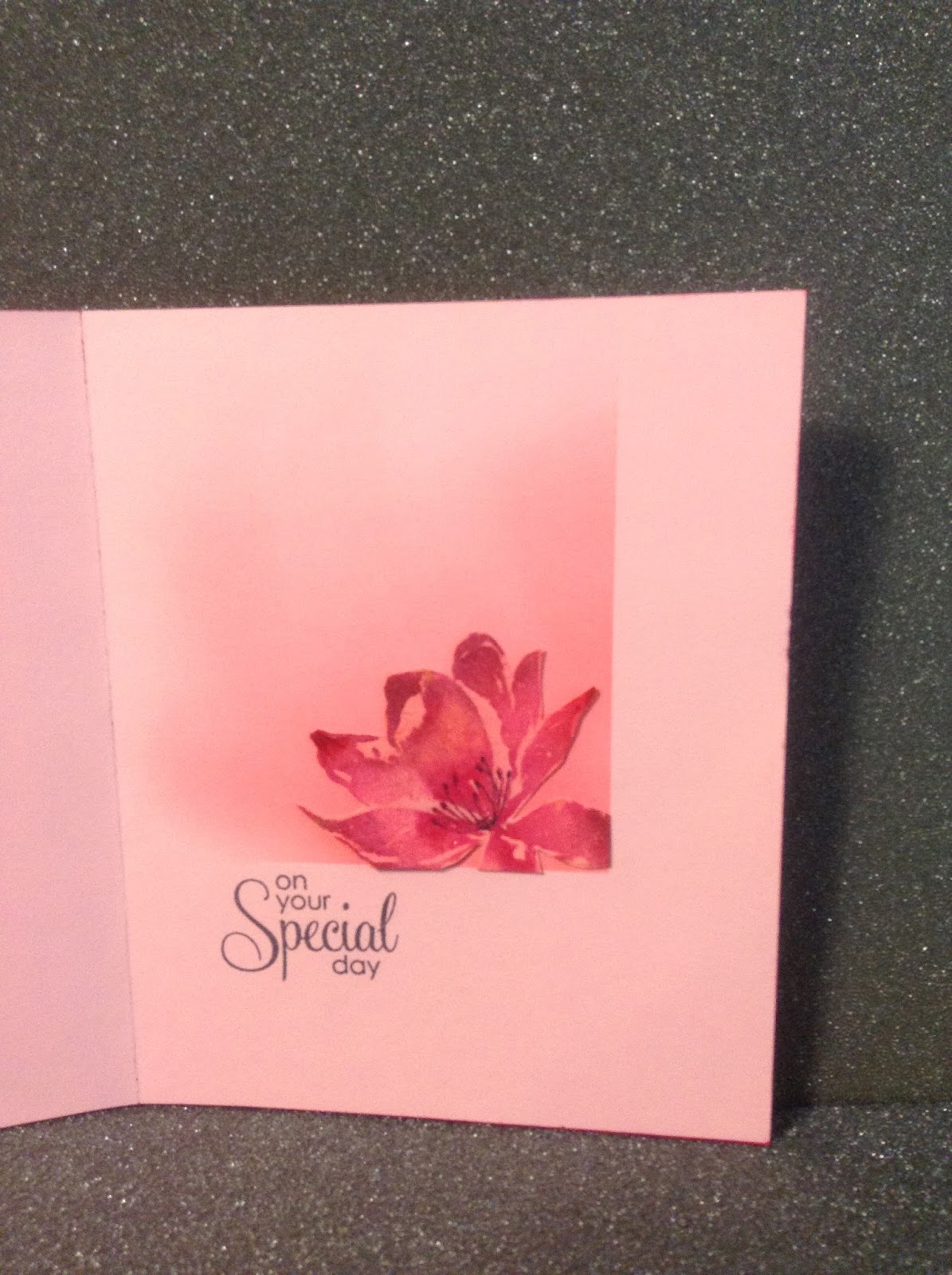 PaperArts Cafe: Embossed Magnolia Card With ColorBox Inks