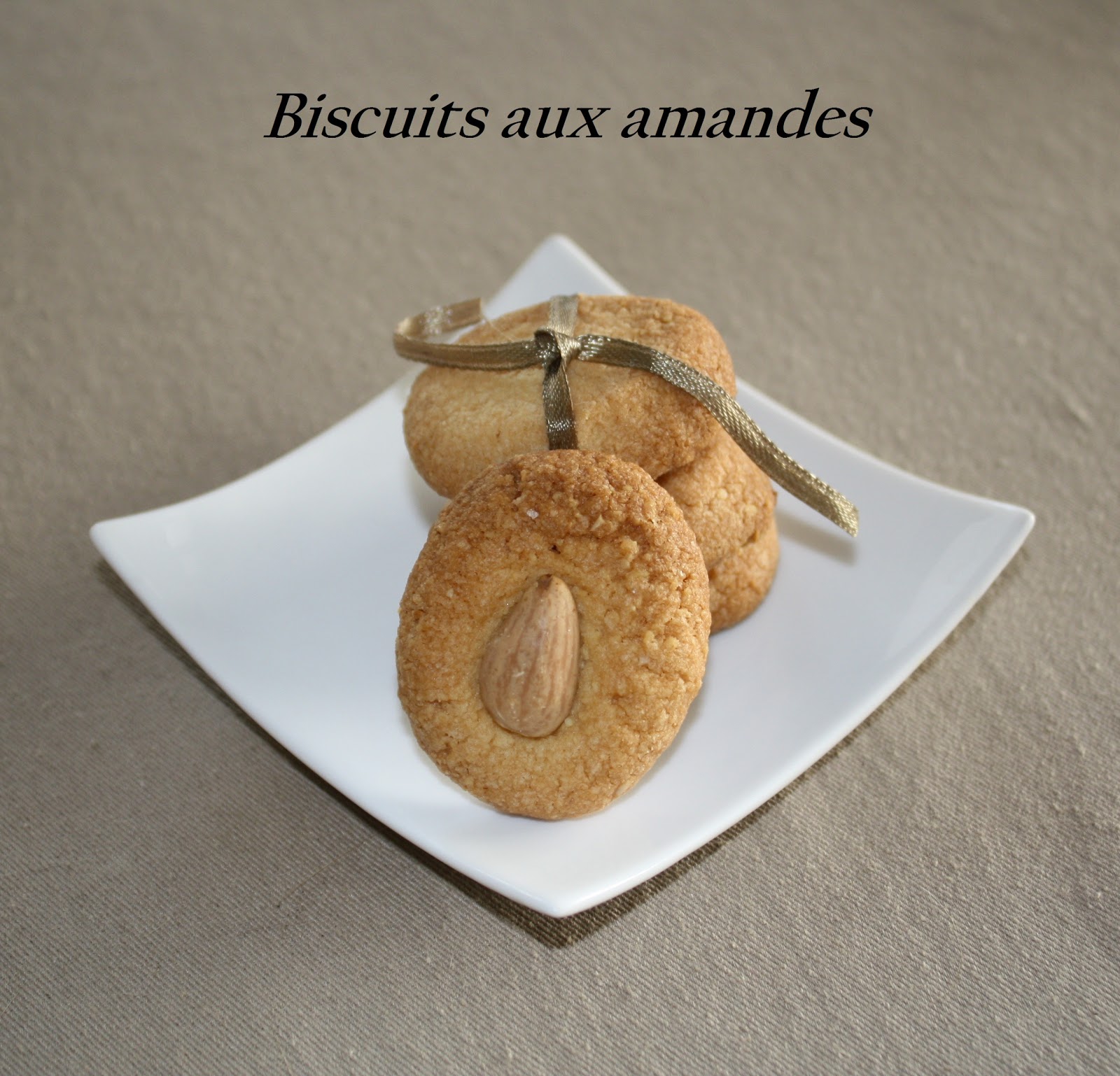 Kriket's cooking: Biscuits aux amandes