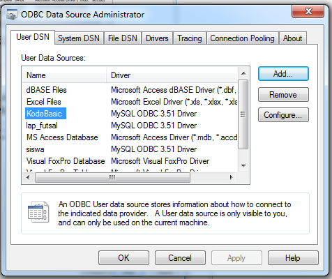 Cara Koneksi Database MySQL ke Visual Basic 6.0 - BapakNgoding