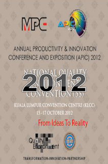 5S/QE - KOLEKSI KERTAS PEMBENTANGAN 2010-2012: 2012 : Konvensyen 5S/QE MPC