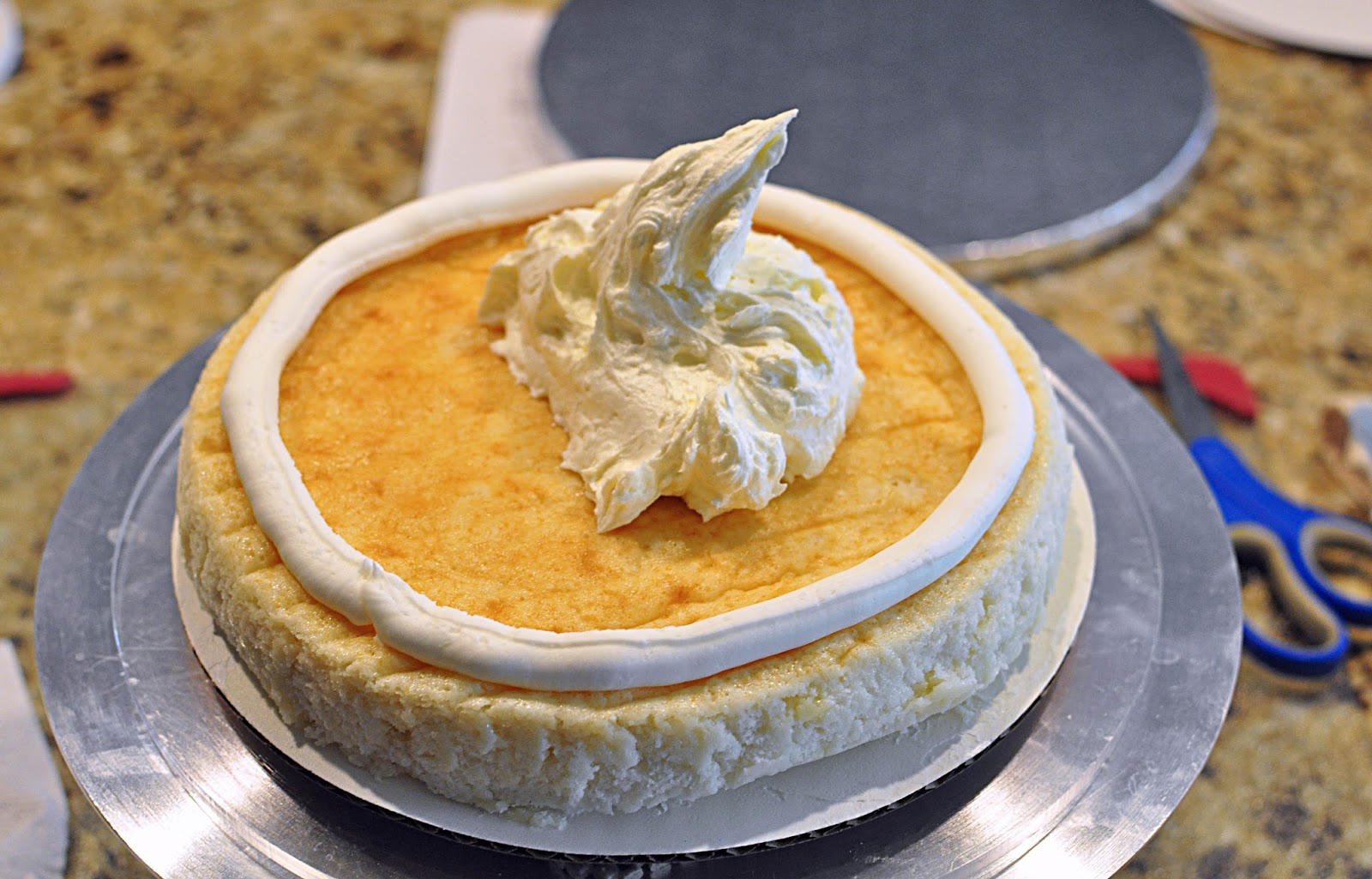 The Bake More: Ombre Nautical Wave Cake with Sailboat - Happy 1st ...