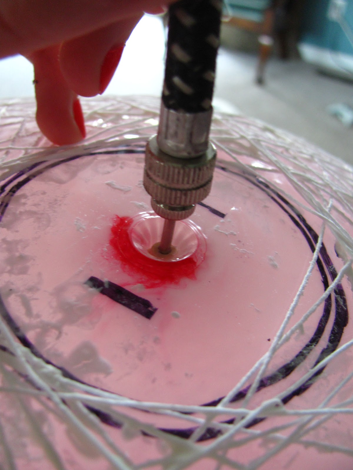 Carey Creates: DIY String Chandelier