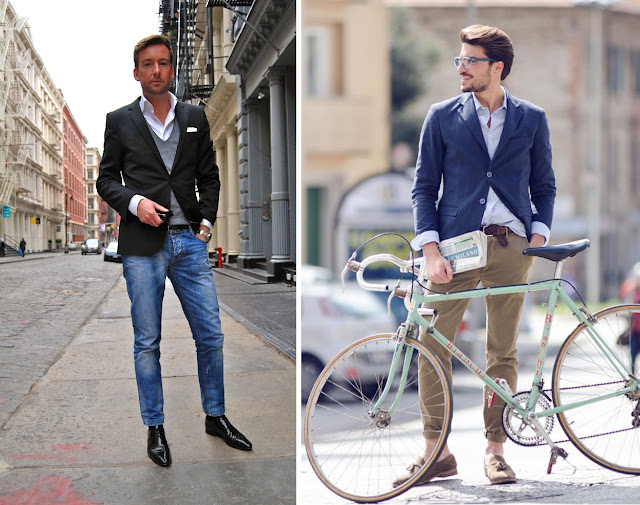 Tu mejor sonrisa en cualquier ocasión: 20 HOMBRES CON AMERICANA AZUL