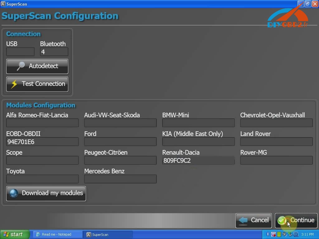 Comment installer et utiliser Renault-COM Bluetooth Diagnostic ...